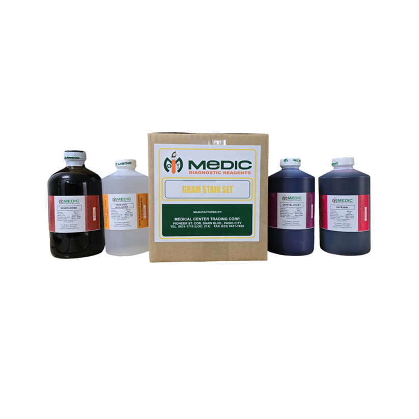 MEDIC, Gram Stain Set 200 Test – Medical Center Trading Corp