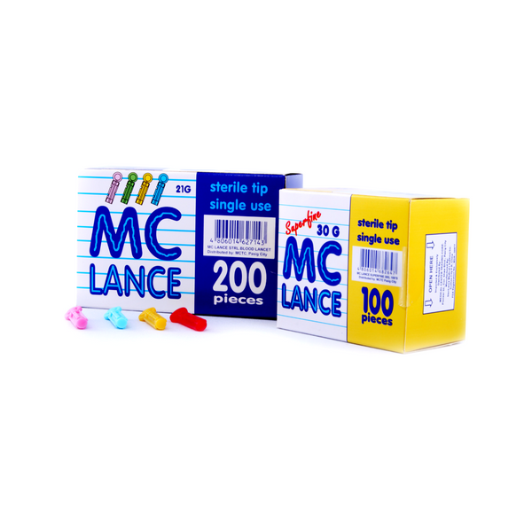 MC Lance Sterile Blood Lancet, G21 200/bx. – Medical Center Trading Corp