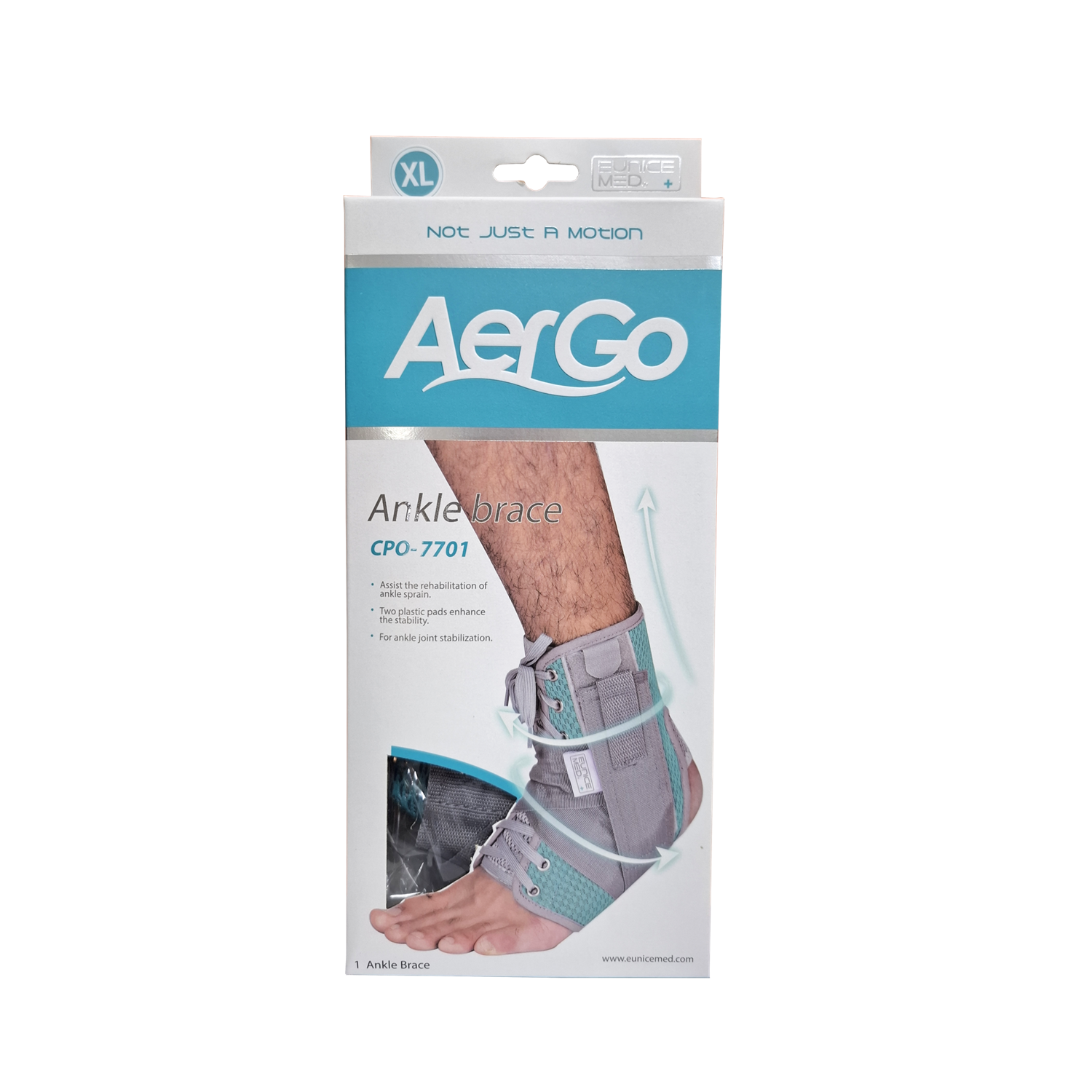 EUNICE MED® AERGO Ankle Brace CPO-7701 – Medical Center Trading Corp